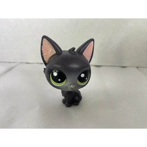 Littlest Pet Shop Black Cat LITTLEST PET Vintage SHOP LPS Aftermarket